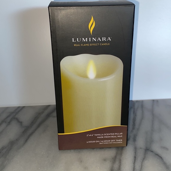 Luminara | Accents | Nwt Luminara 3x65 Real Wax Flameless Led Pillar ...
